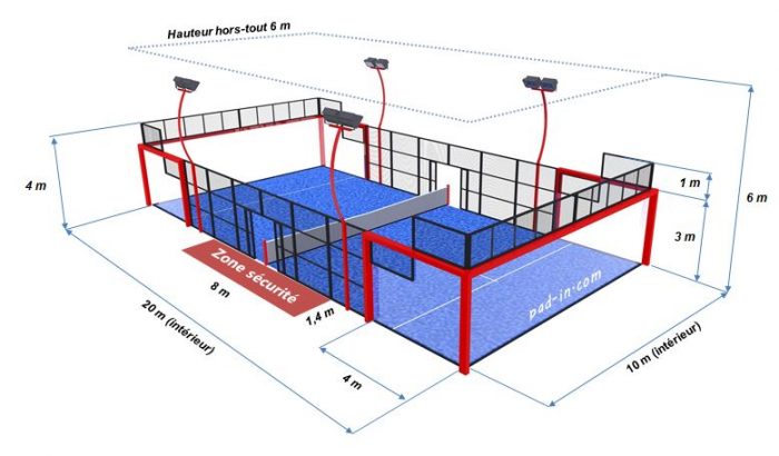 Padel Field Size