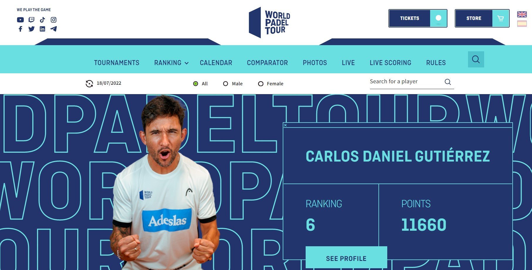 Ranking de pádel: cómo funciona y dónde encontrarlo